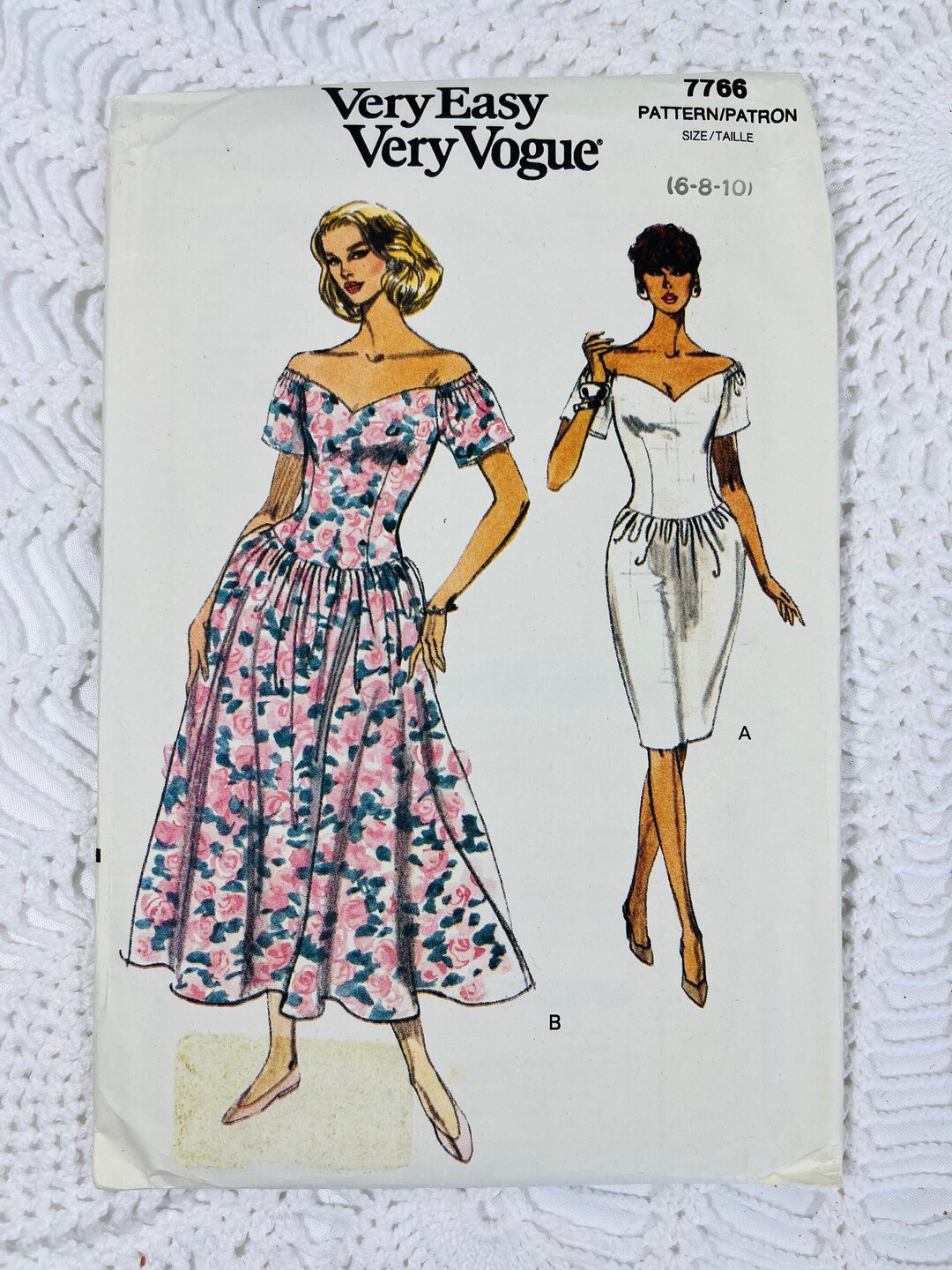 Vintage 1990s Very Easy Vogue 7766 Sewing Pattern-misses' off the ...