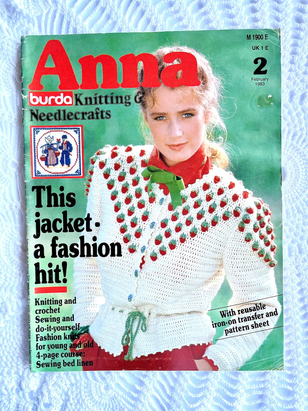 Vintage Anna Burda Knitting & Needlecrafts Magazine-february 1983 - Etsy