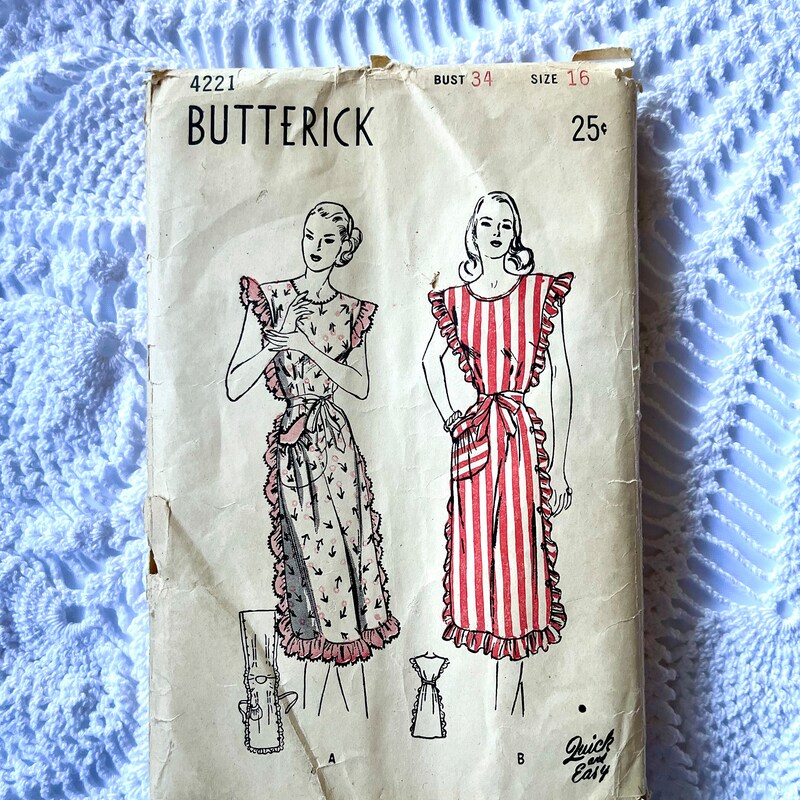 1940s Full Apron - Etsy