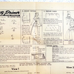 Vintage 1950's Simplicity 4135 Sewing Pattern - Child's One Piece Dress ...