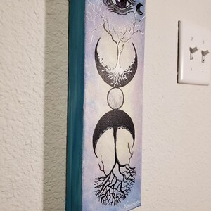 The Conjurer's Moons Original Painting Tree Moon - Etsy