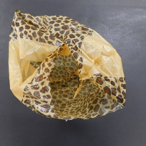 100 Pcs 8x5x16 LEOPARD Plastic T-shirt Bag Animal Print Party | Etsy