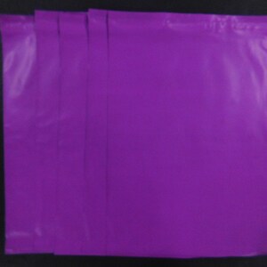 50 10x13 Purple Poly Mailers Self Seal Adhesive Plastic Flat Envelope ...