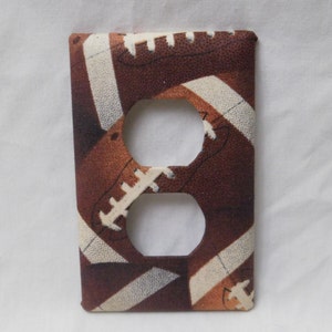 Football Light Switch Plate Outlet Plug Cover Custom Cable Rocker ...