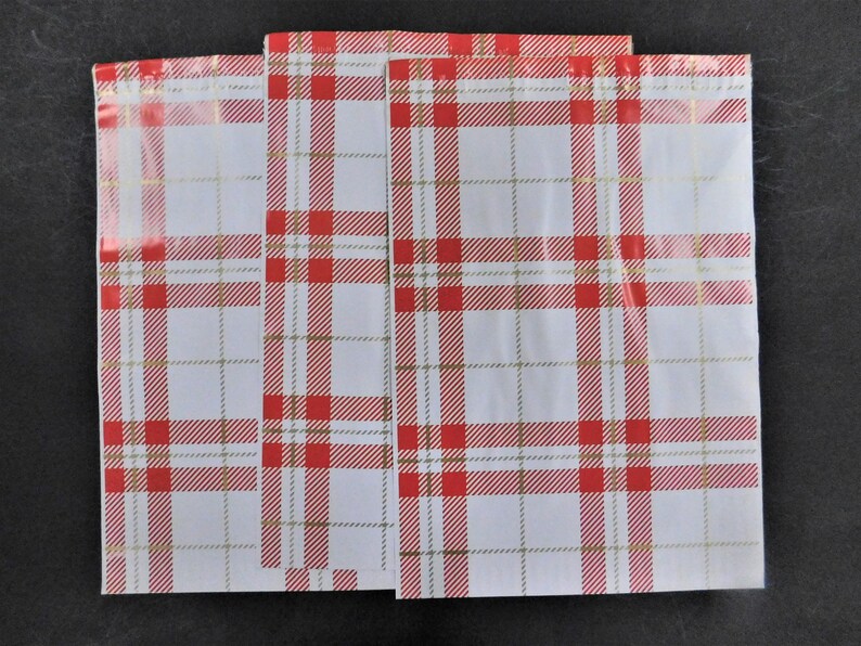 100 10x13 Designer PLAID Poly Mailers Self Seal Adhesive - Etsy