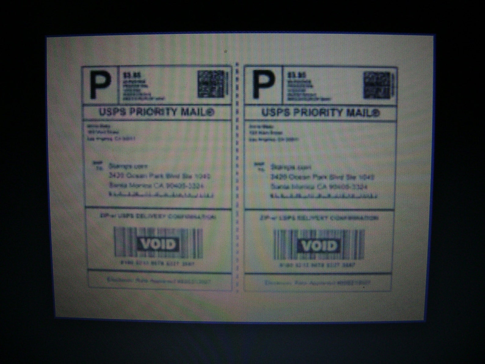 400 Shipping Labels - 200 Sheets, Self Adhesive Peel and Stick Labels ...