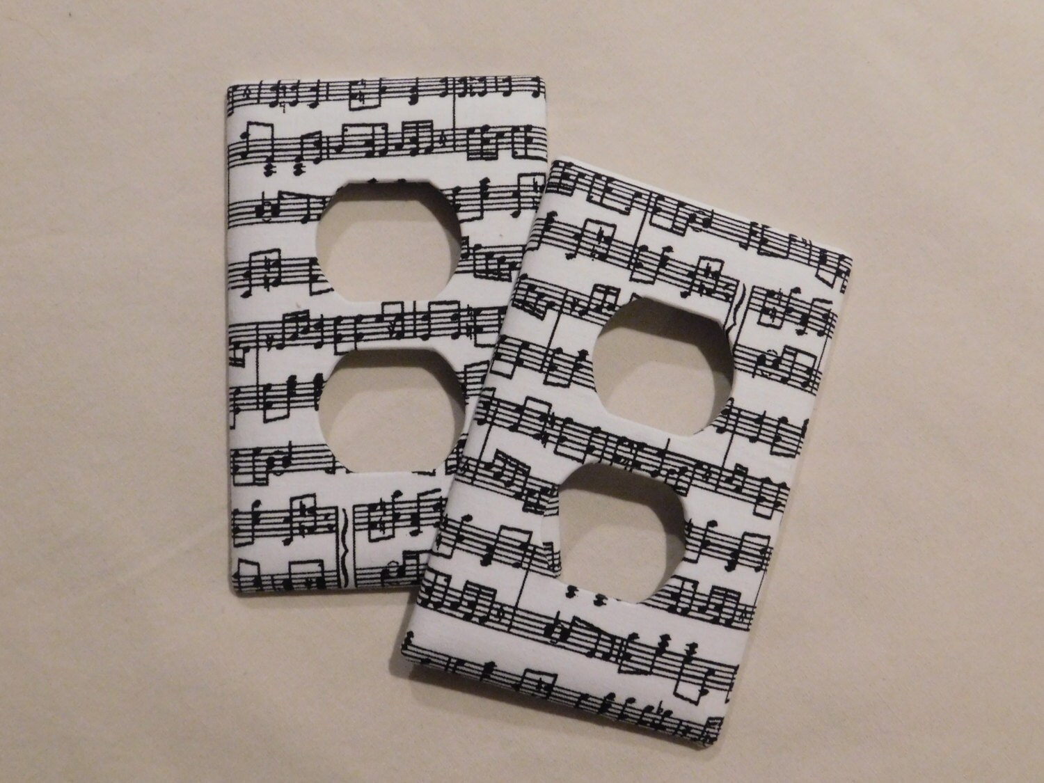 Music Notes Light Switch Plate Outlet Plug Cover Custom Set - Etsy