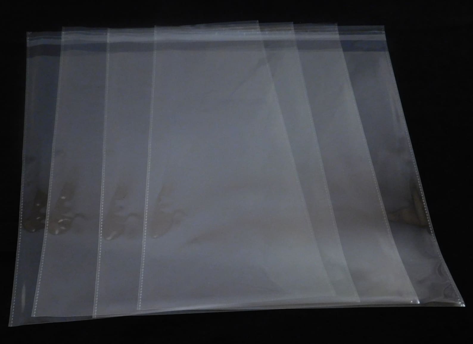 50 Crystal Clear Self 11x15 Seal Adhesive Poly Bags Shiny Water ...