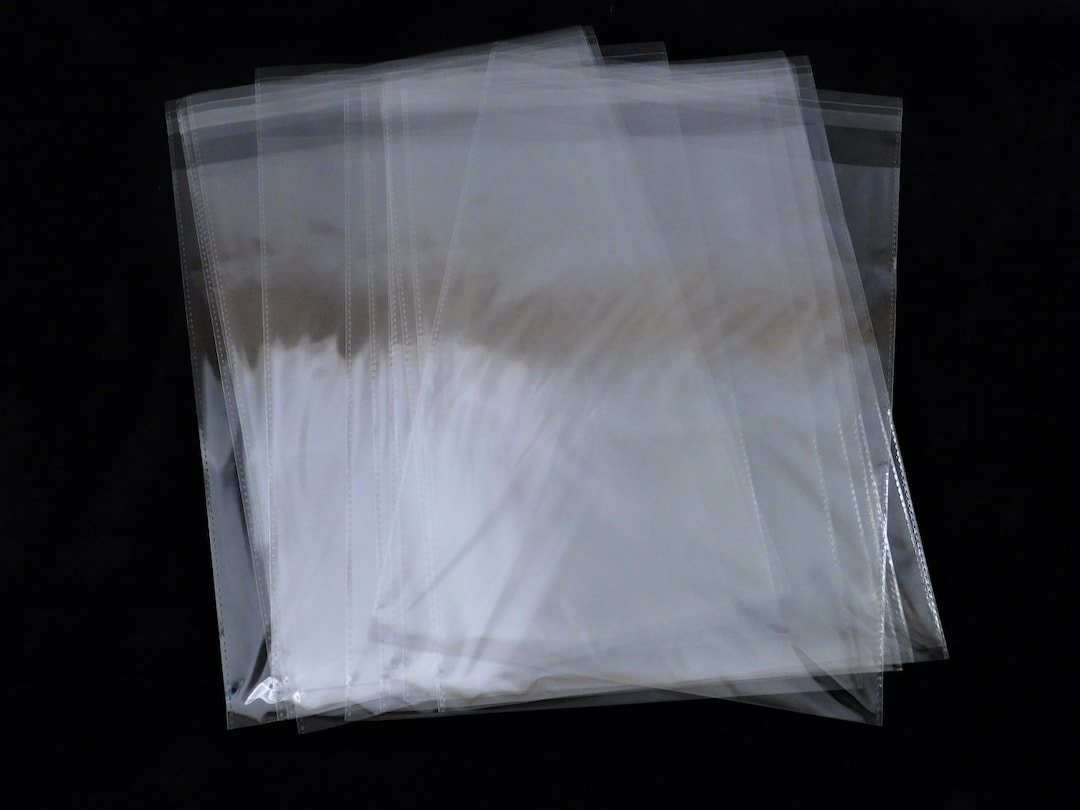25-200 Crystal Clear Self 10x13 Seal Adhesive Poly Bags Shiny Water ...
