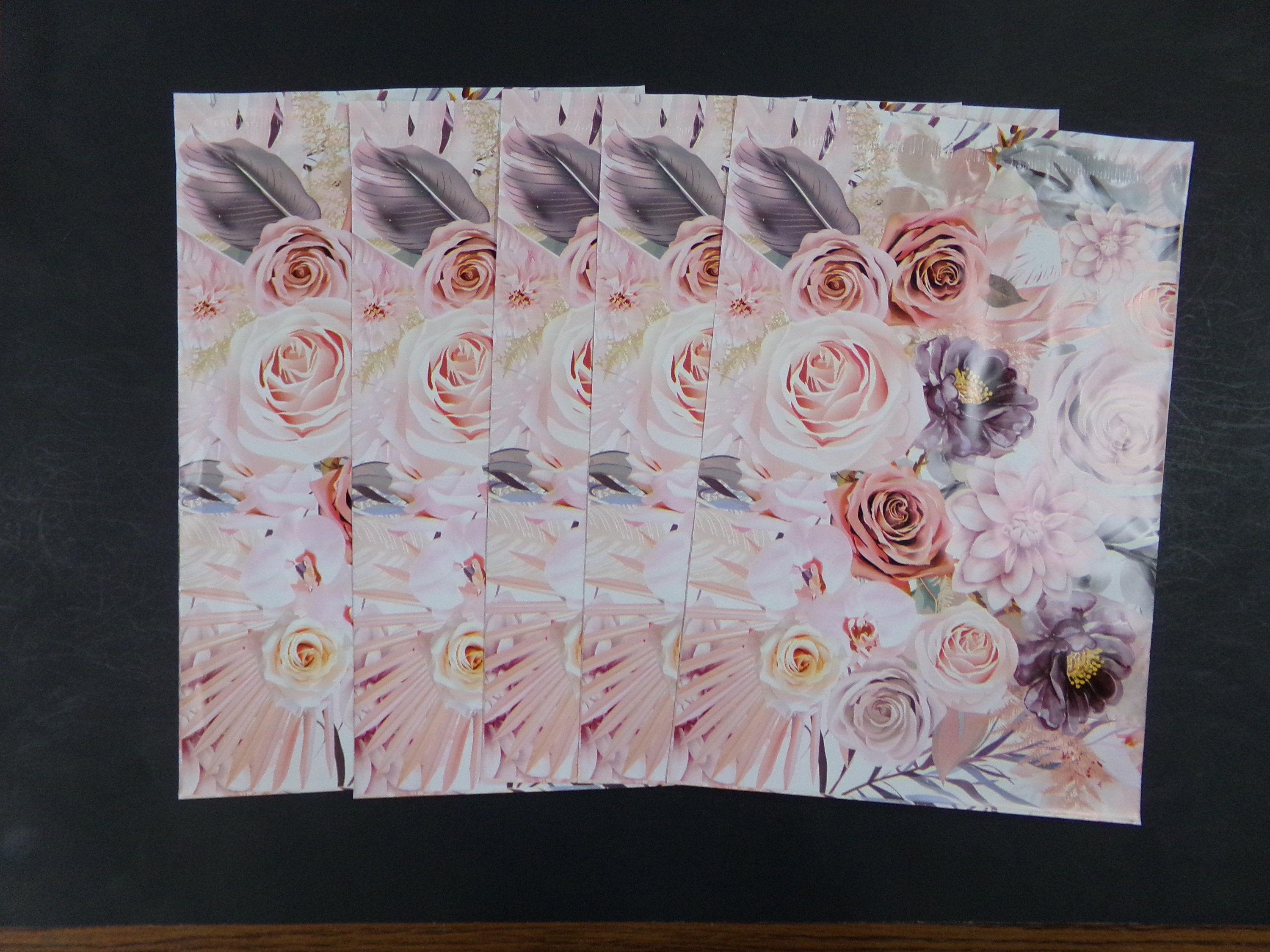 10-100 14x17 BOHO FLORAL Poly Mailers Self Seal Adhesive Rose Flower ...