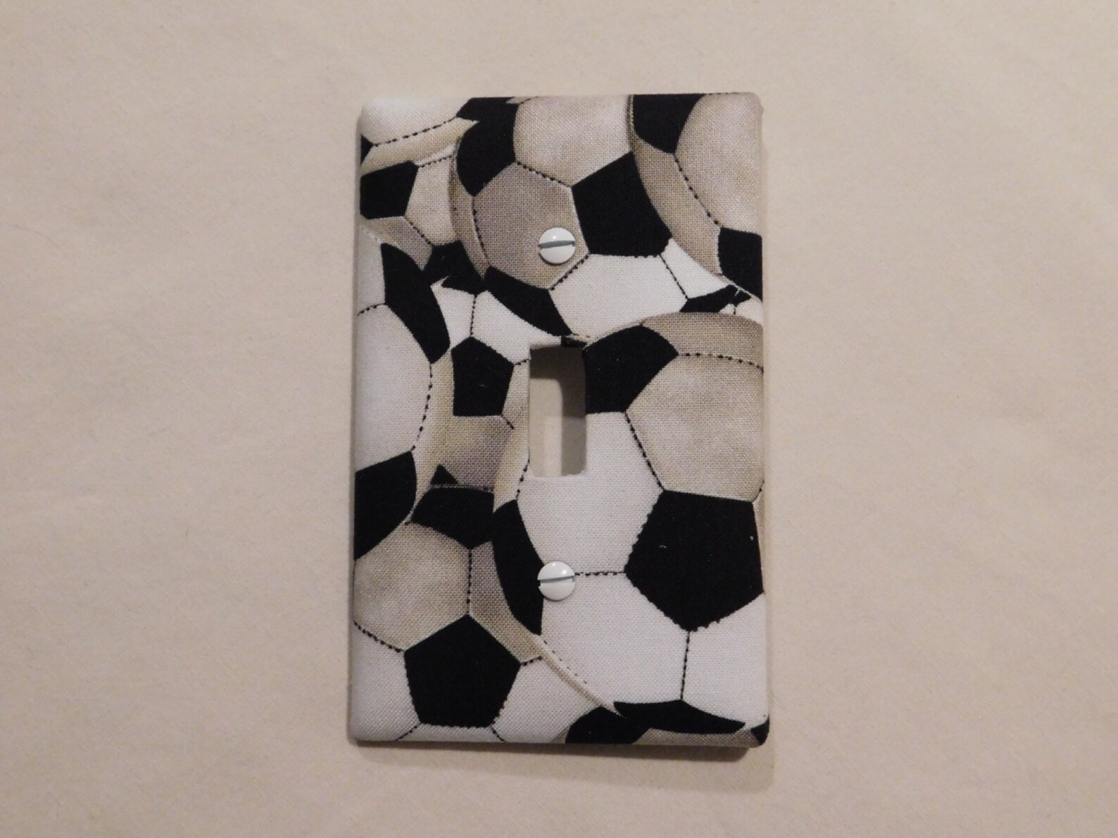 Soccer Light Switch Plate Outlet Plug Cover Custom Sports Wall Plate ...