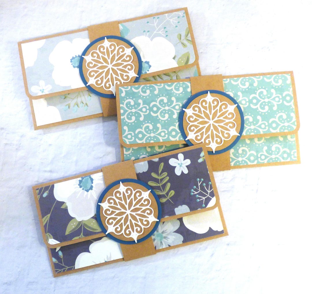 Handmade Floral Money Holder: Gift Card Wallet With Envelope - Etsy
