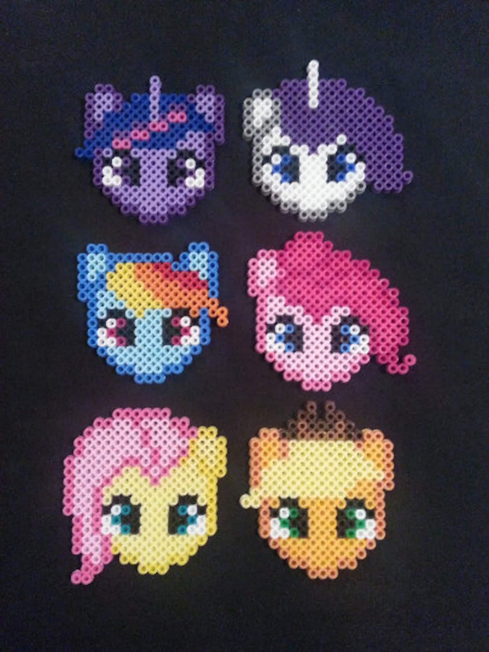 My Little Pony Perler Bead DIY Kits - Etsy