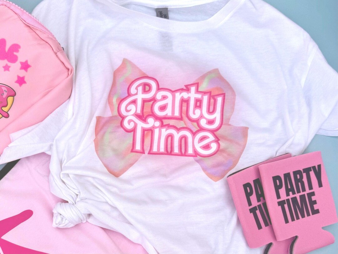 Barbie Party Time White Crop Top | Phish Pham Festival Apparel | Jam ...