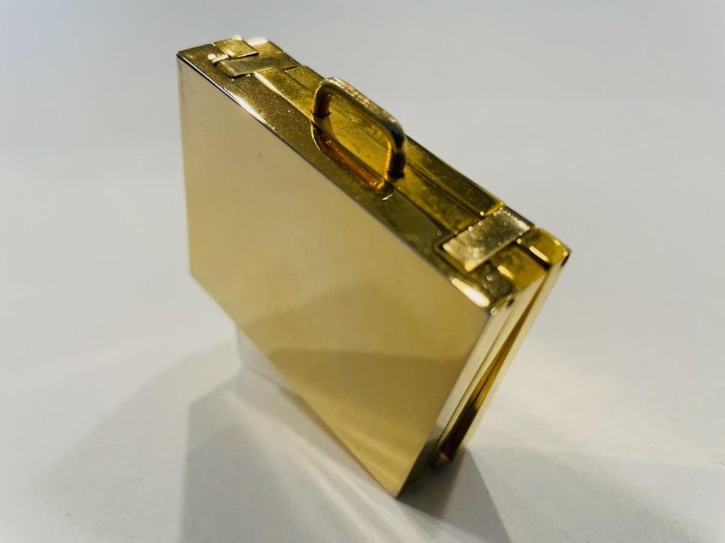 Arenix Miniature Suitcase Clock Folding Brass Photo Frame Japan ...