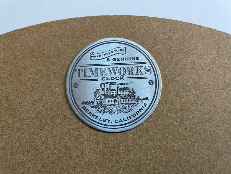 Timeworks Wall Clock Berekely California Quartz Villa Arno San - Etsy