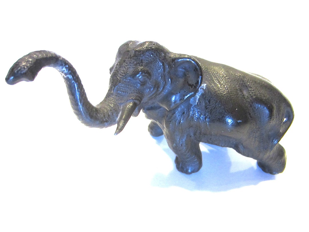 A Metal Elephant Made in Japan Folk Art Statue - Etsy