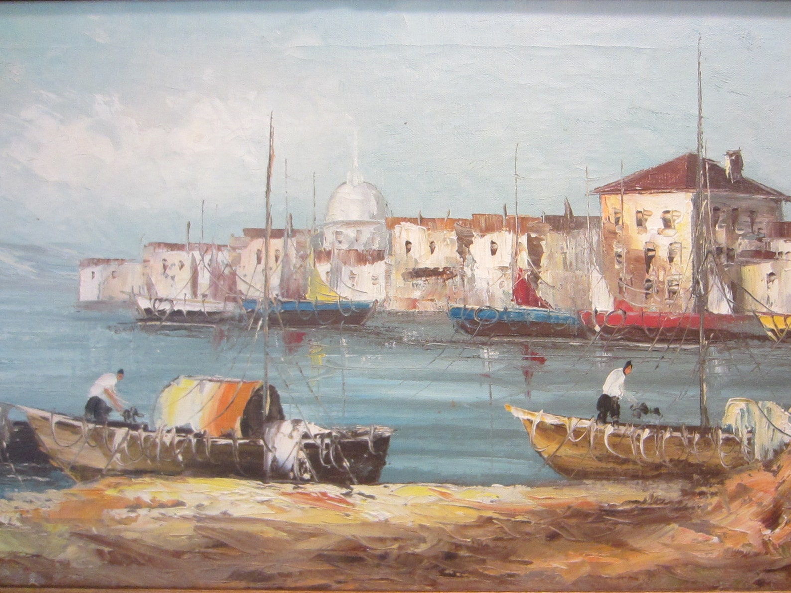 Morgan Signed Seascape Coast of Italy Impressionist Oil on Canvas - Etsy