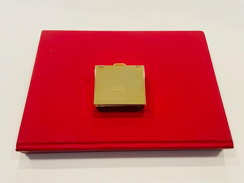 Arenix Miniature Suitcase Clock Folding Brass Photo Frame Japan ...