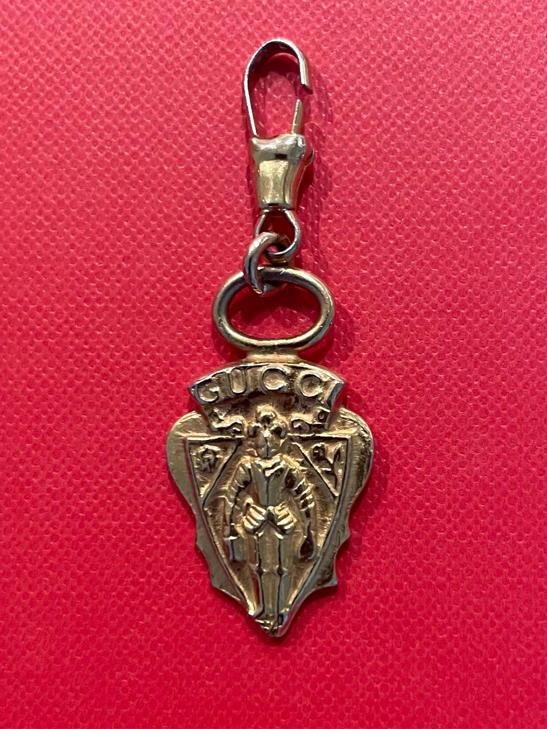 A Vintage Gucci Gold Tone Armour Knight Pendant Charm - Etsy