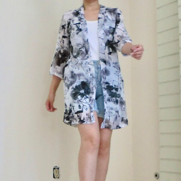 Black and White Cover Up - Etsy