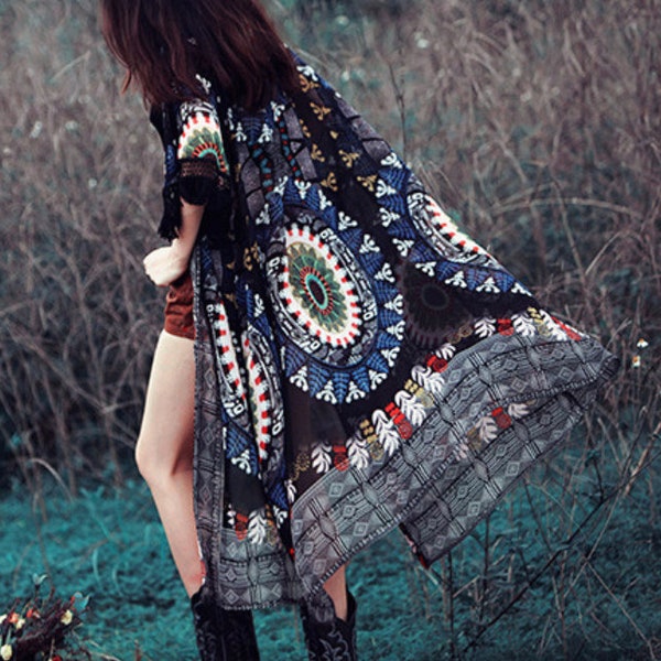 Bohemian Boho Beach Cover Up - Etsy