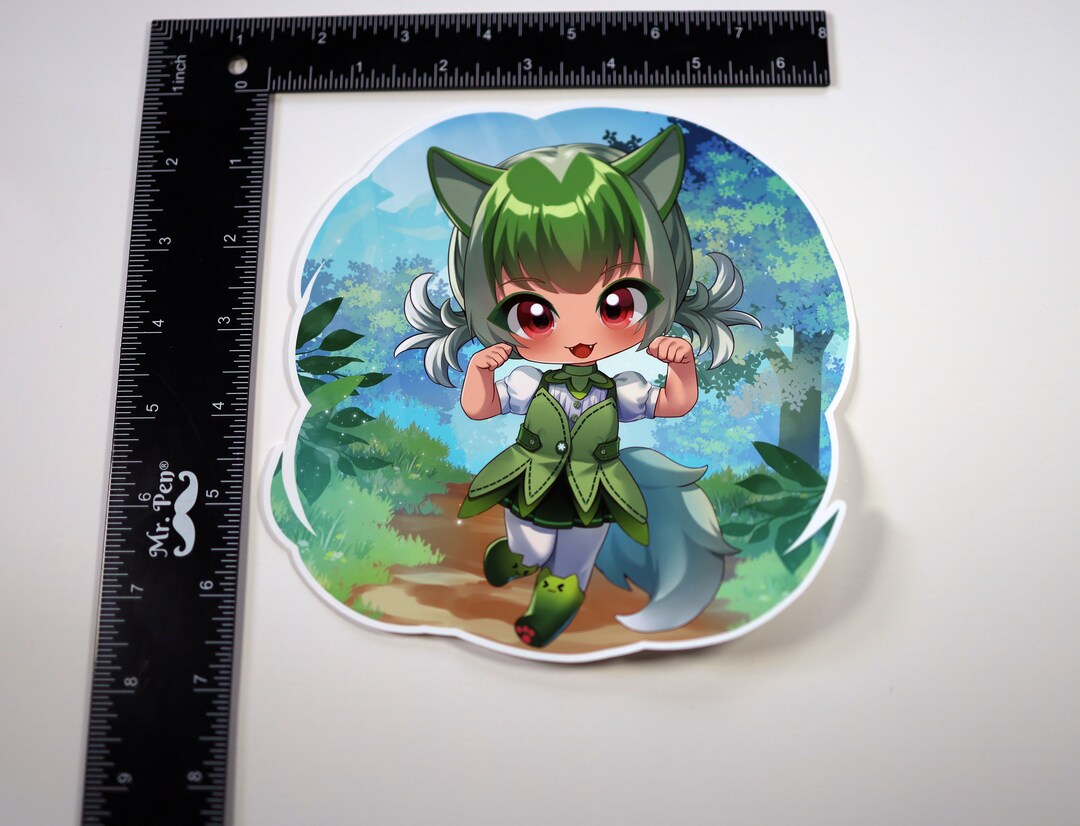 Weatherproof Gloss 6x6 Sprigatito Human Sticker - Etsy