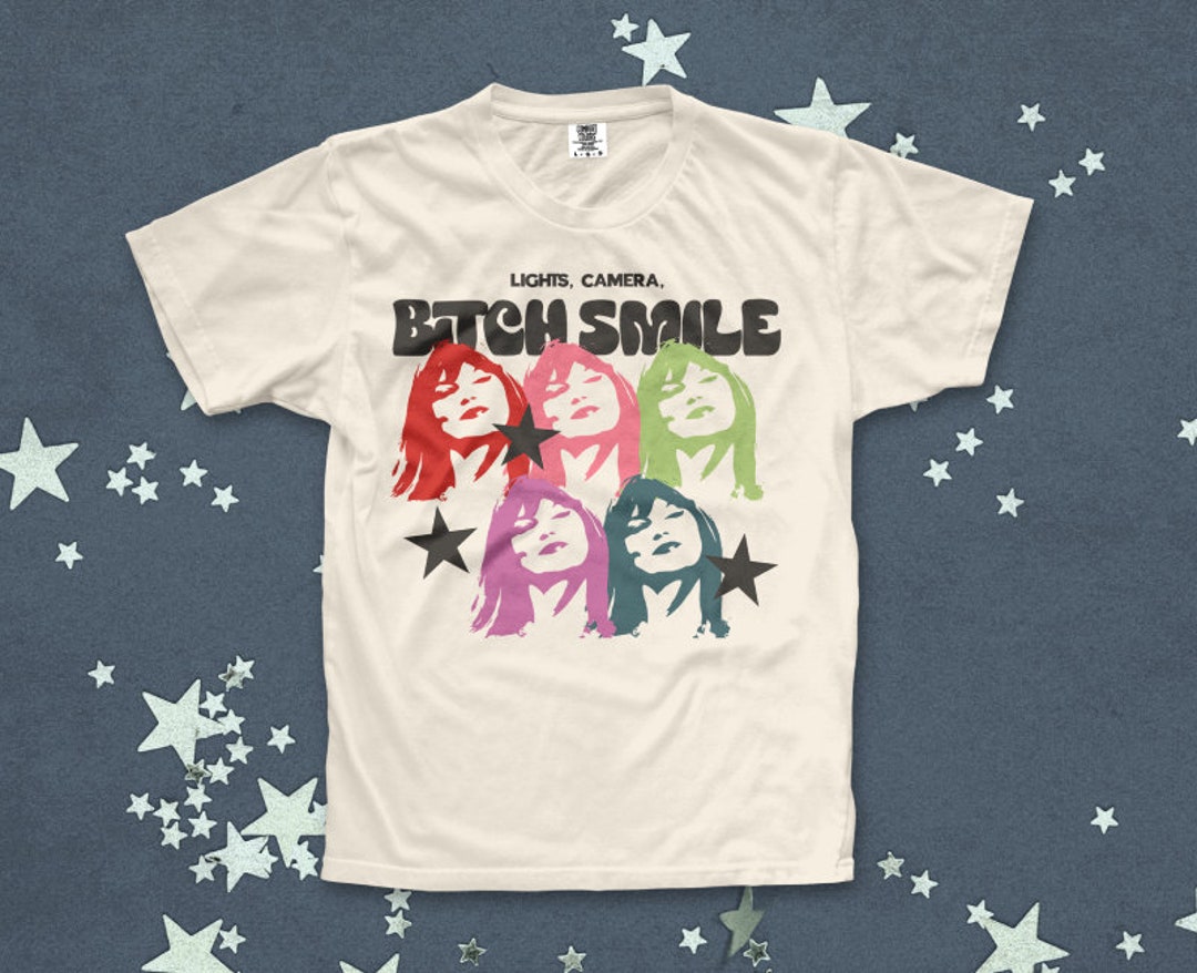Lights, Camera, Btch Smile, Eras Tour Tee - Etsy