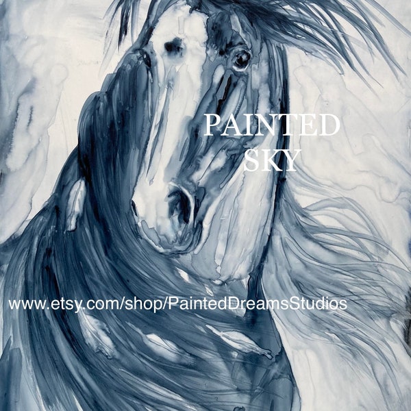 Watercolor on Yupo - Etsy