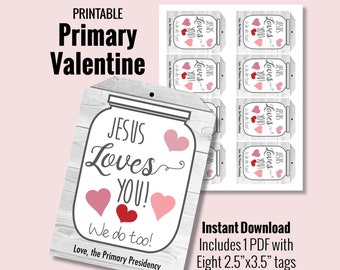 Jesus Loves You and so Do We! | Primary Valentine's Day | LDS Primary ...