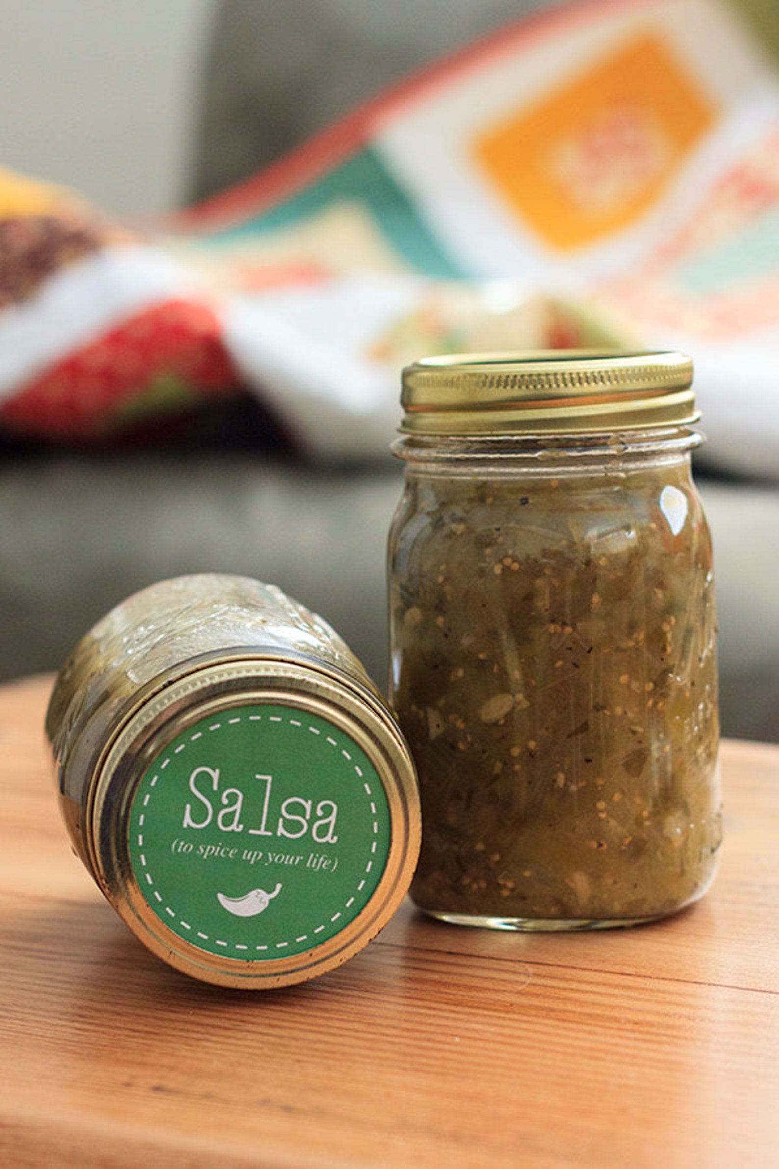 Printable Salsa Canning Jar Label Mason Jar Label for Salsa 2.5 Inch ...