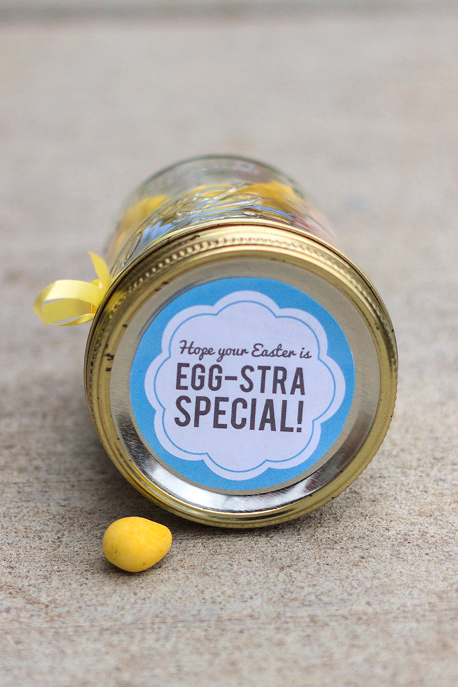 Printable Easter Mason Jar Label Instant Downloadable PDF | Easter Egg ...