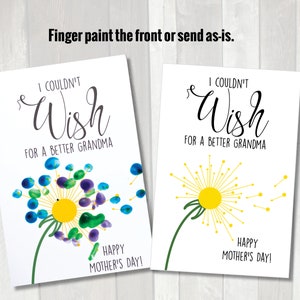 Grandma Mother's Day Card From Child | Printable Grandma Questionnaire ...