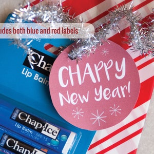 Printable Chappy New Year Gift Tag | Dollar Store Gift | Non ...