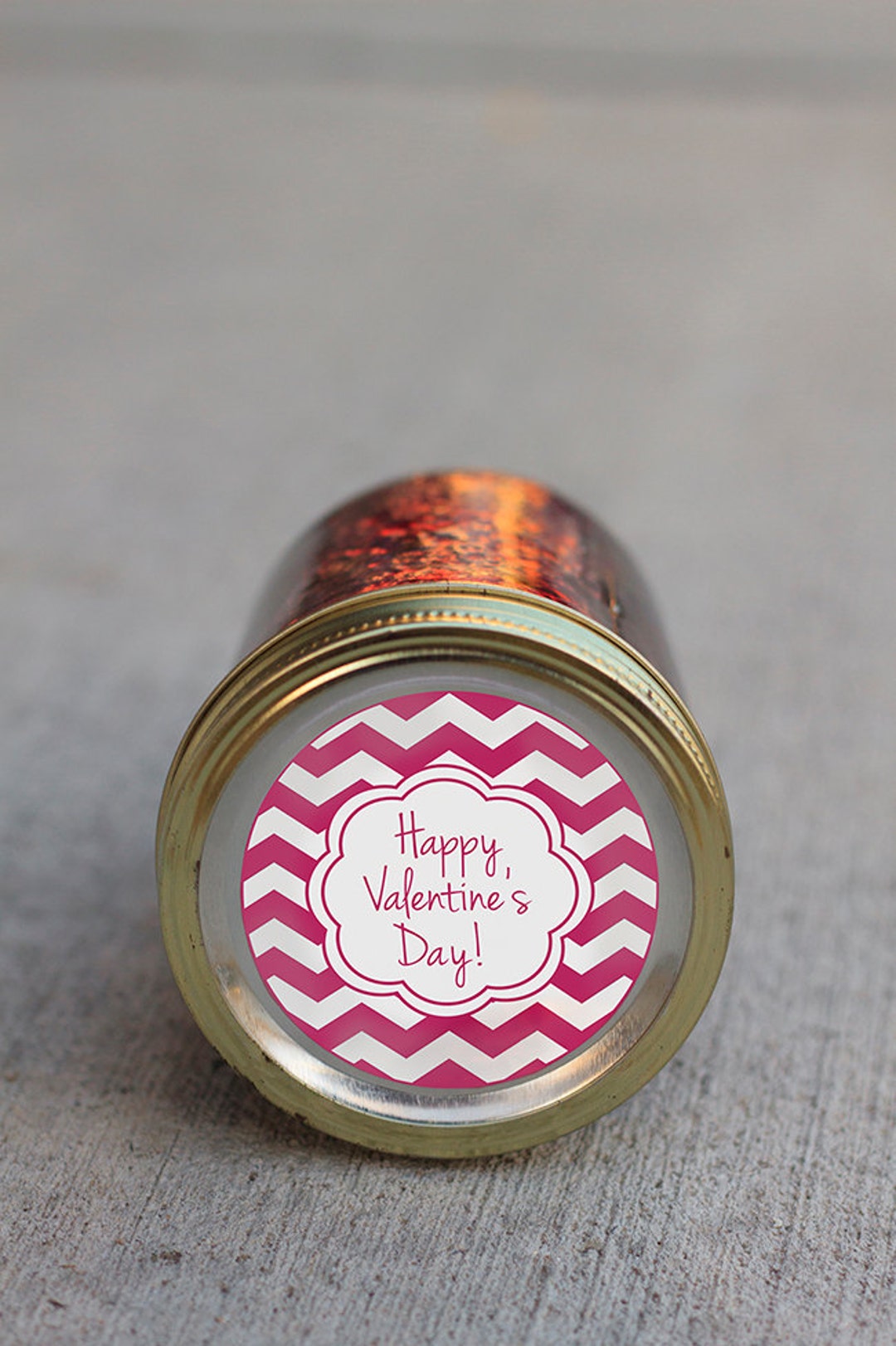 Printable Valentine's Day Mason Jar Label Instant Downloadable PDF ...