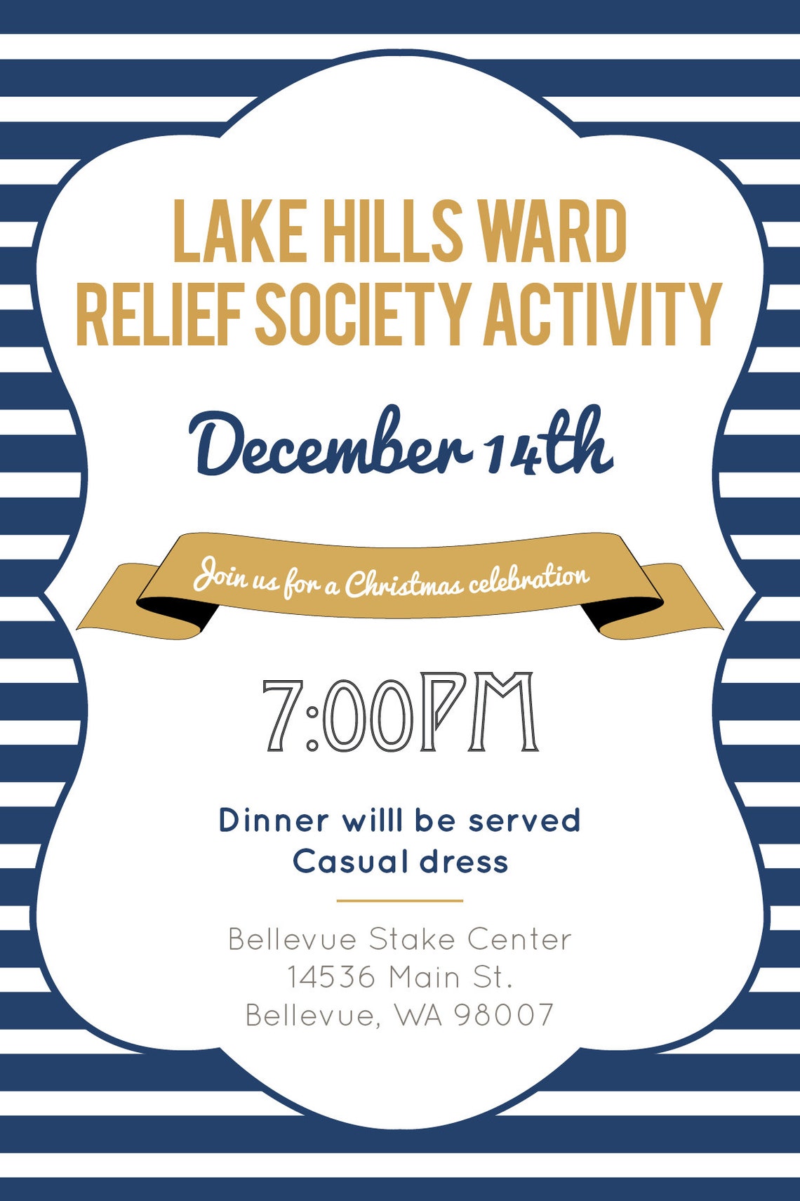 Printable Invitation Relief Society Activity Invitation - Etsy