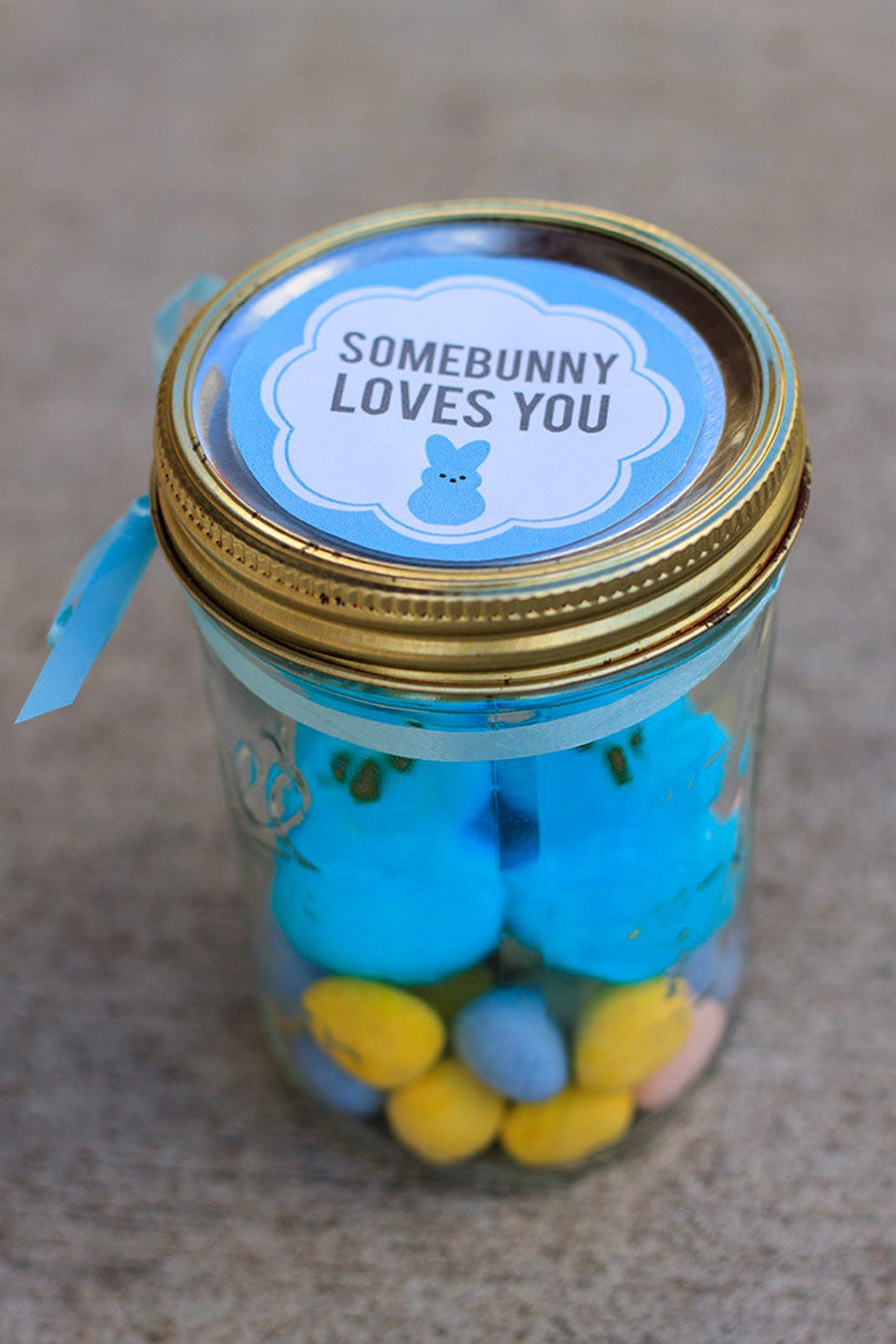 Printable Easter Mason Jar Label Instant Downloadable PDF | Easter ...