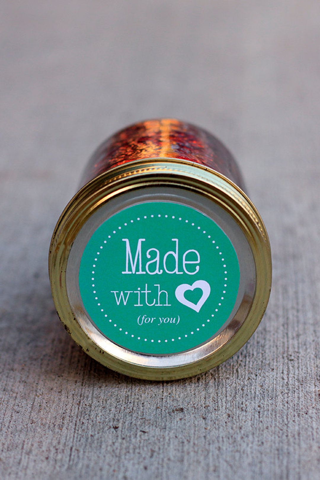 Printable Mason Jar Label - 2.5 Inch Diameter | Canning Jar Label - Etsy