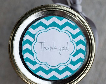 Thank You Jar Label - Etsy