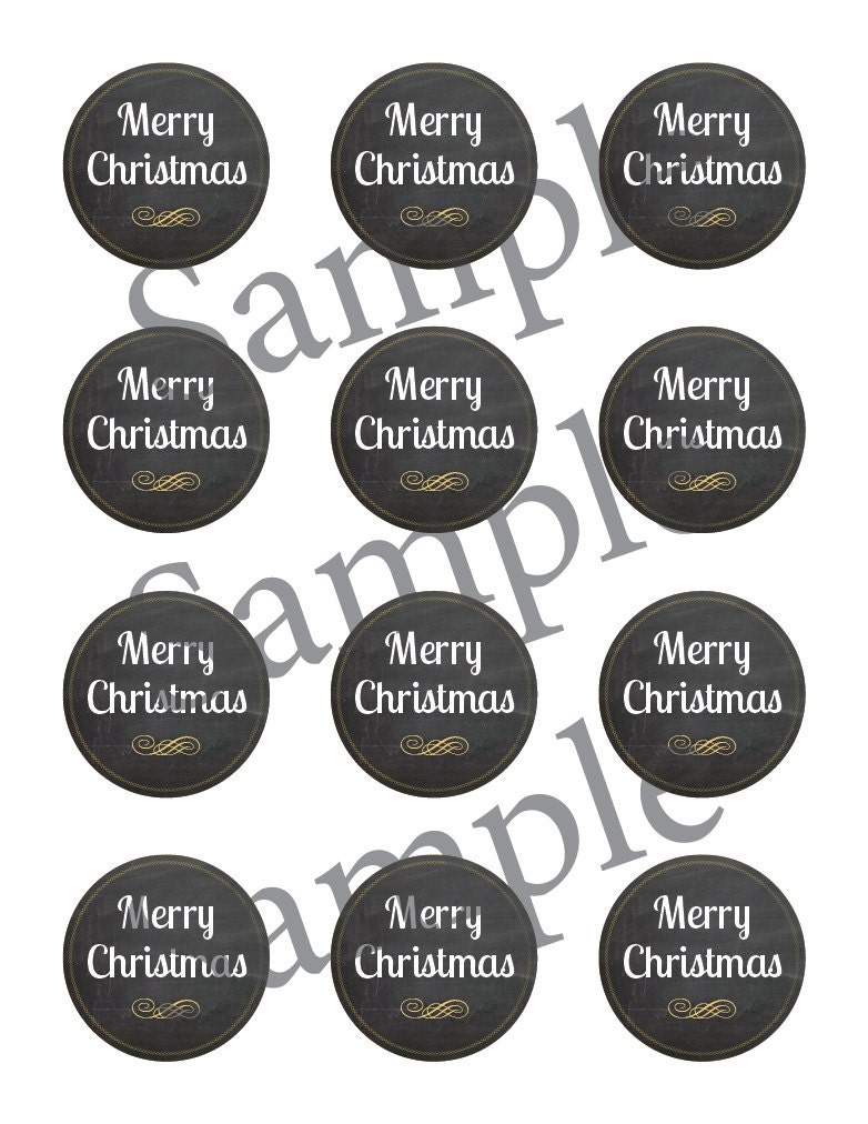 Printable Christmas Mason Jar Label Gift Canning Jar Label | Etsy