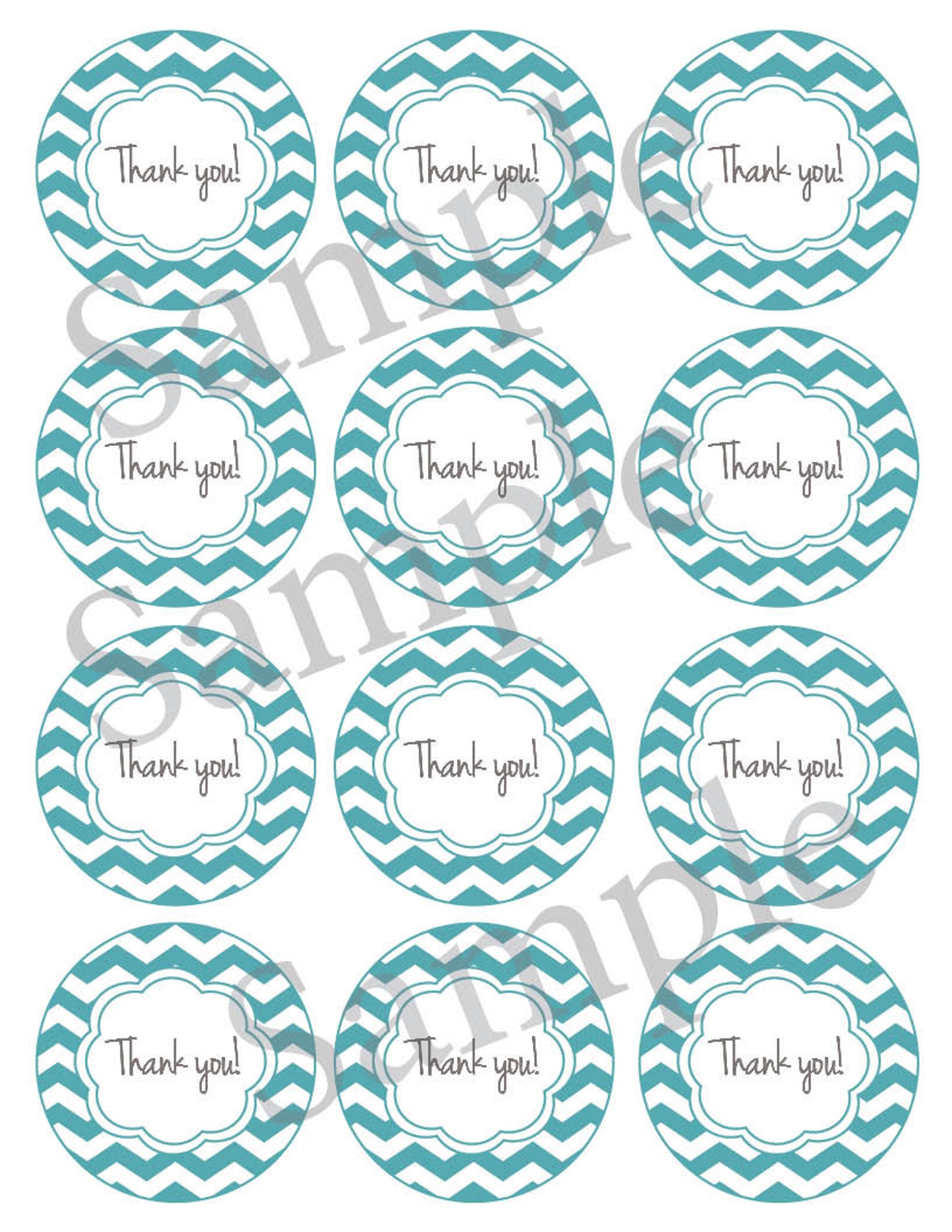 Printable Thank You Mason Jar Label PDF | Thank You Gift Tag Instant ...