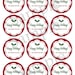 Printable Christmas Mason Jar Label | Holiday Canning Jar Label | New ...
