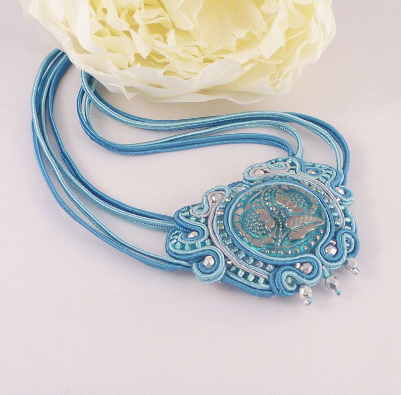 Soutache Necklace Mollyg Designs Soutache Jewellery. Unique Handmade ...