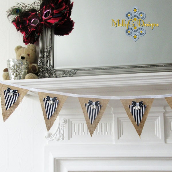 Burlap Bunting - Etsy UK