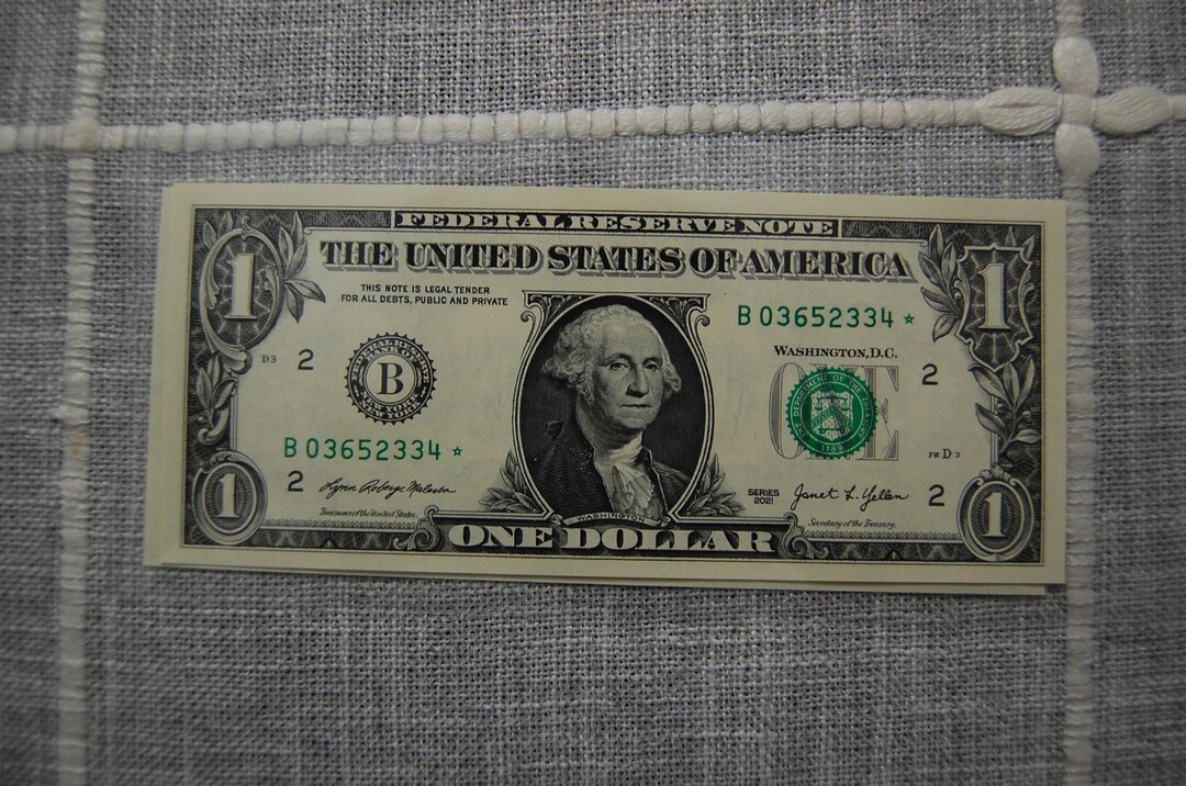 2021-federal Res Star Note Sequential Pair -first Dual Woman's Sign--cu ...