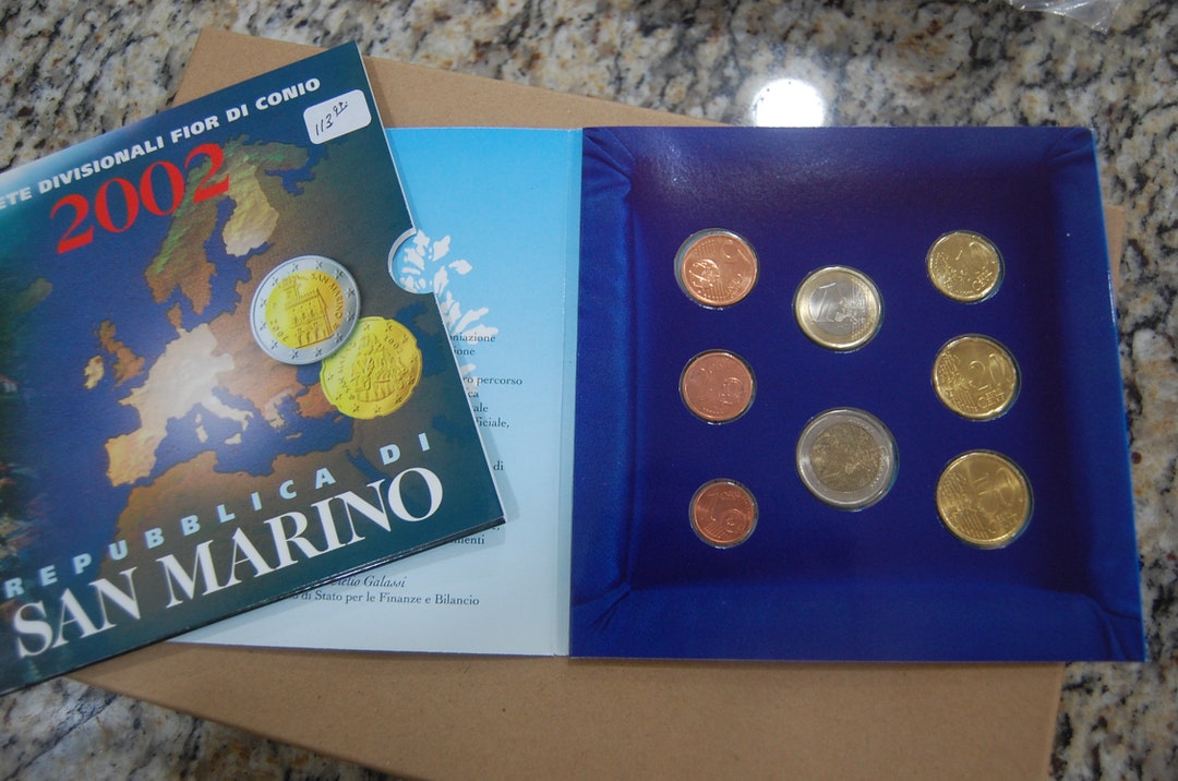 MONACO 2002 Euro Coin Set8 Coinsbuin Original Mint - Etsy