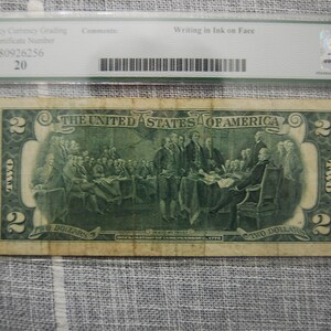 1976two Dollar federal Res. Star Note . Printed for Washington D.C ...