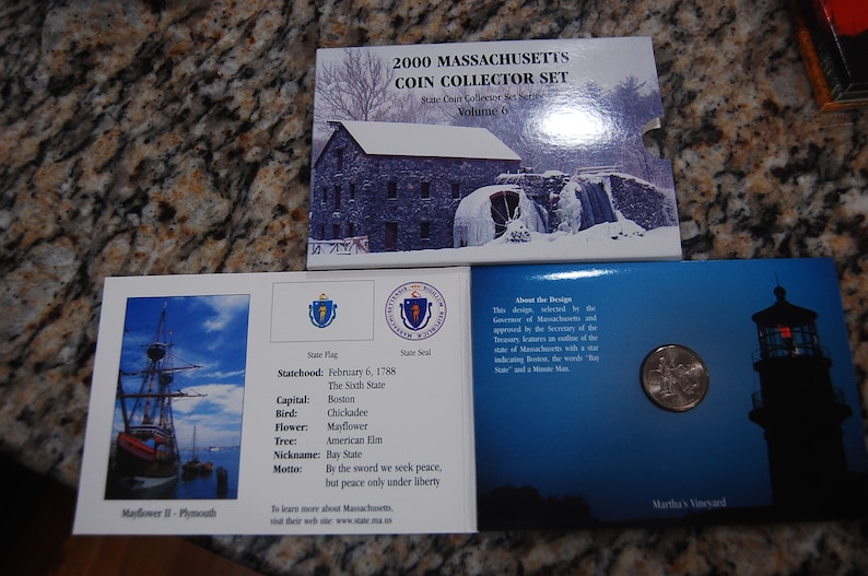 2000 Massachusetts--united State's State Quarters Collection- 2000p ...