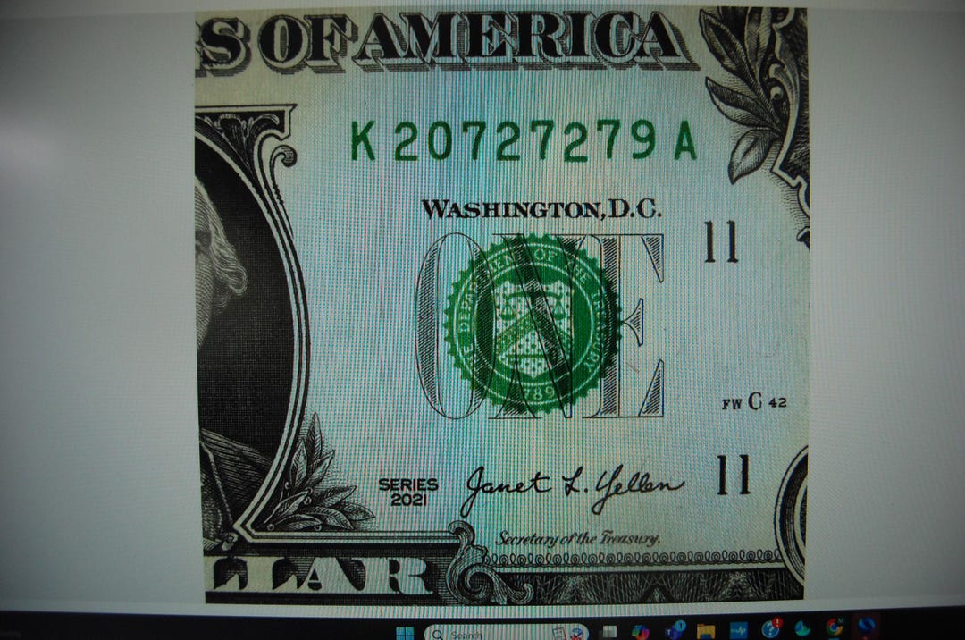 2021-federal Res Note --first Dual Woman's Sign--cu- Plate -23.. FRB ...