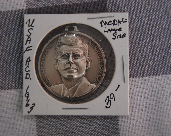 John F Kennedy---usaf Graduation Presentation Medal -june 1963 Coin--bu ...